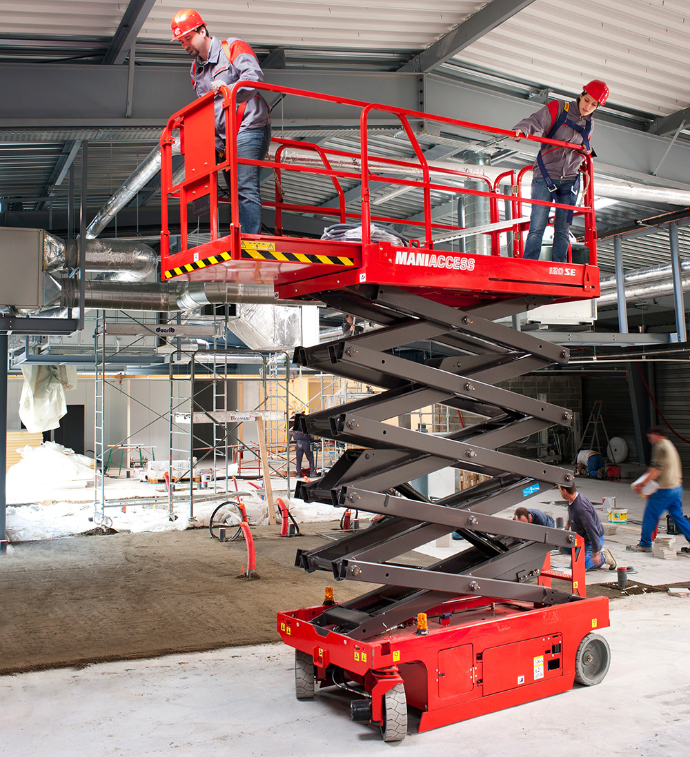 Plataforma elevadora de tijera Manitou 120SE - Grupema, Grupo Peña ...