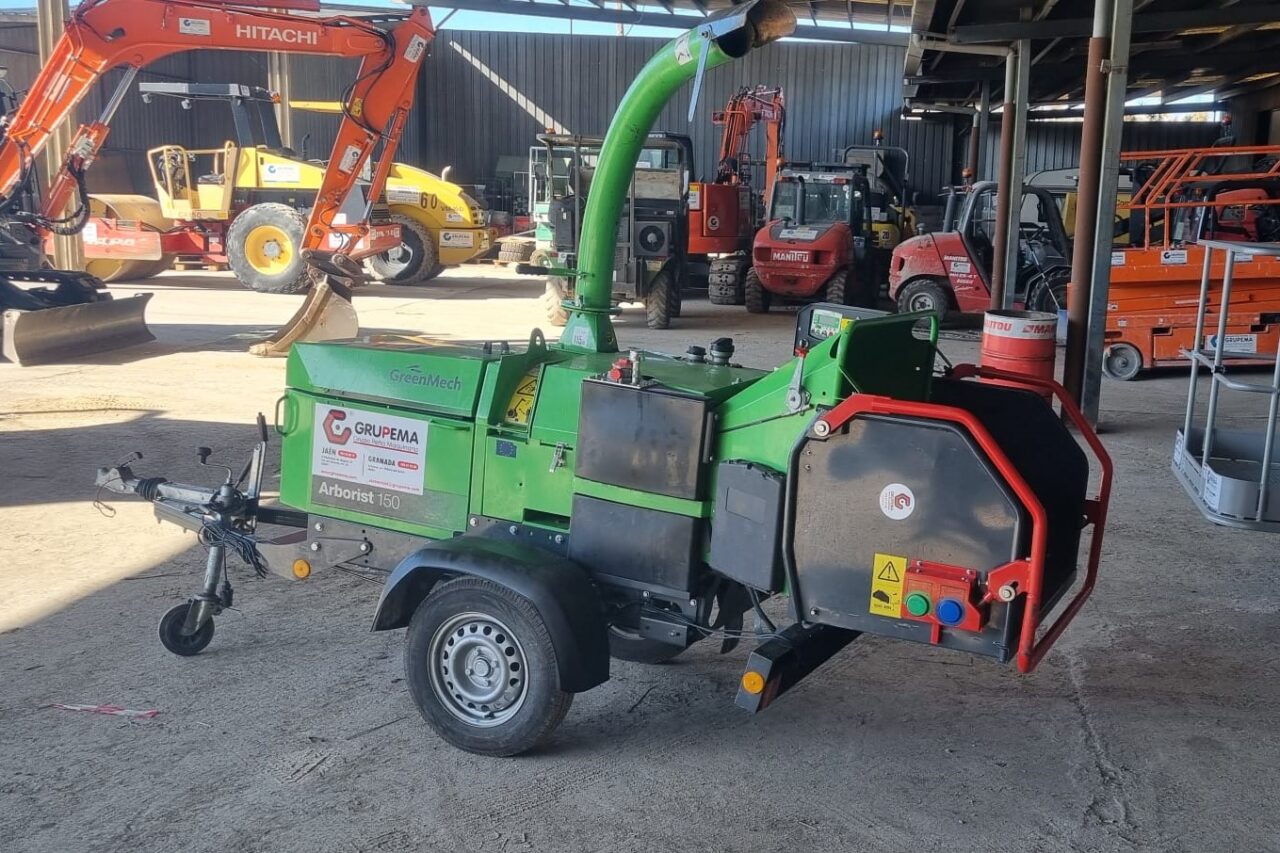 ¡VENDIDA! Biotrituradora Greenmech Arborist 150 usada - Grupema, Grupo ...